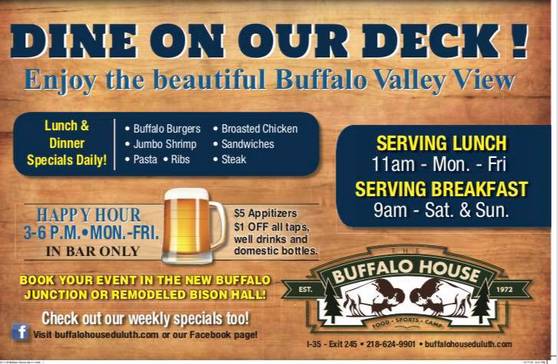 Home Buffalo House Duluth, MN (218) 624-9901