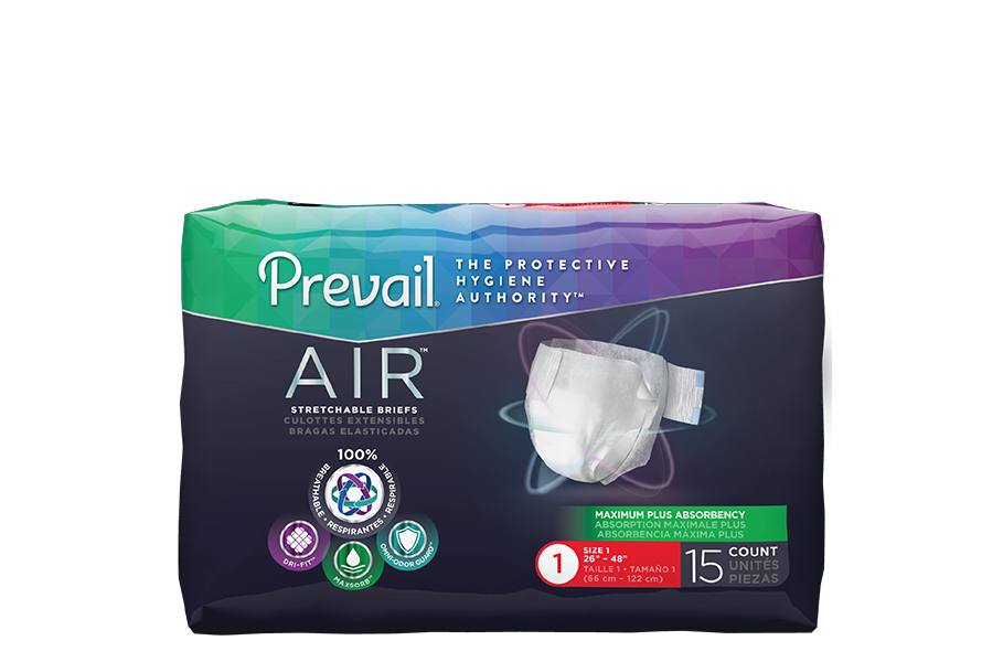 PREVAIL AIR™ STRETCHABLE BRIEF for sale | Collins Medical Equipment ...
