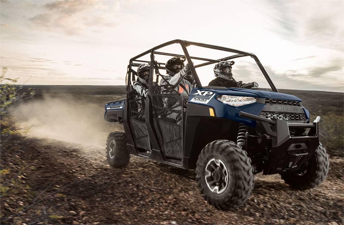 2020 Polaris Industries RANGER CREW® XP 1000 Premium Steel Blue ...