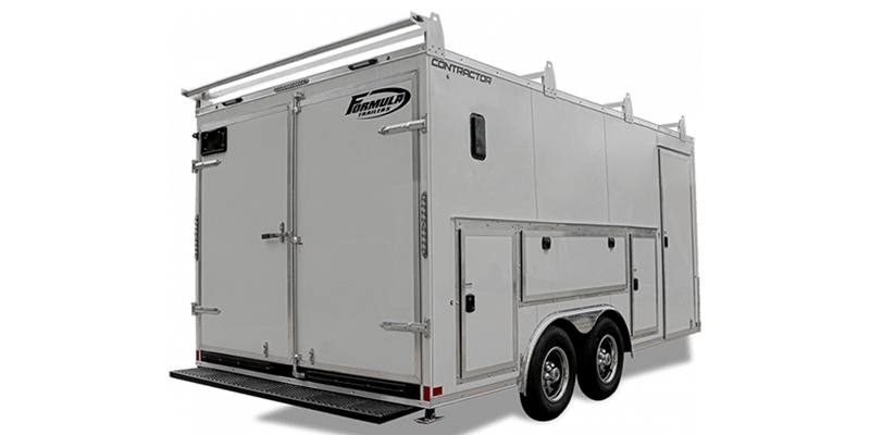 2025 Formula Contractor Deluxe Flat Top Flat Front Cargo Trailer 10K ...