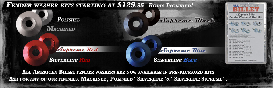 Banner Fender Washer Kits