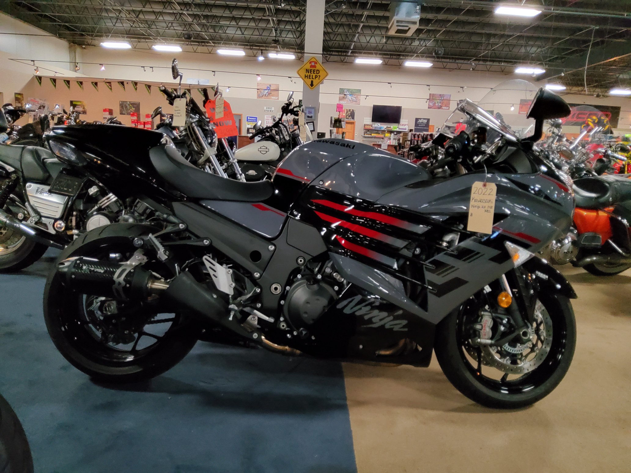 2022 Zx14r Red
