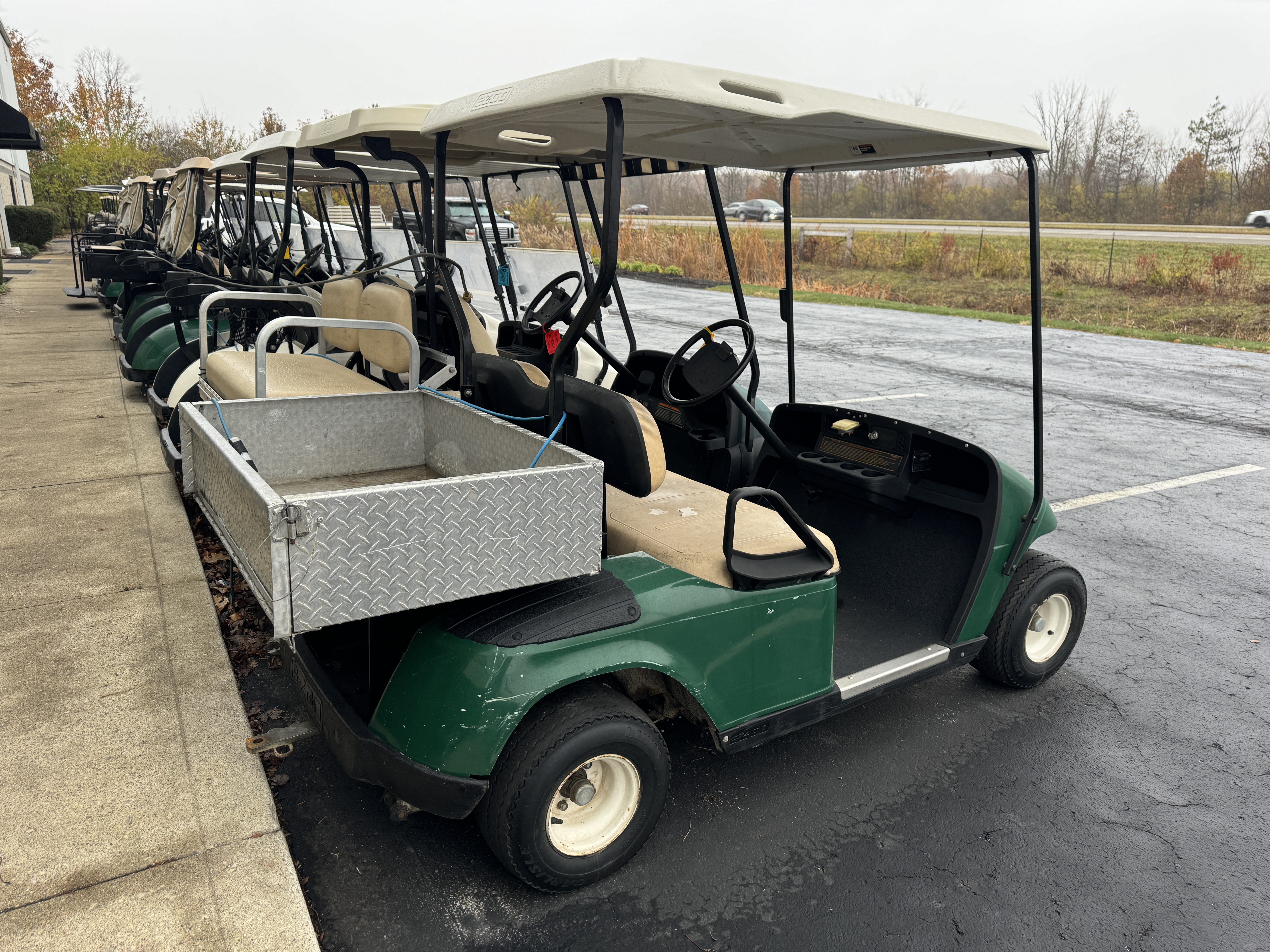 Used 1997 E-Z-GO TXT 36V ELECTRIC UTILITY GOLF CART - GREEN for sale in ...