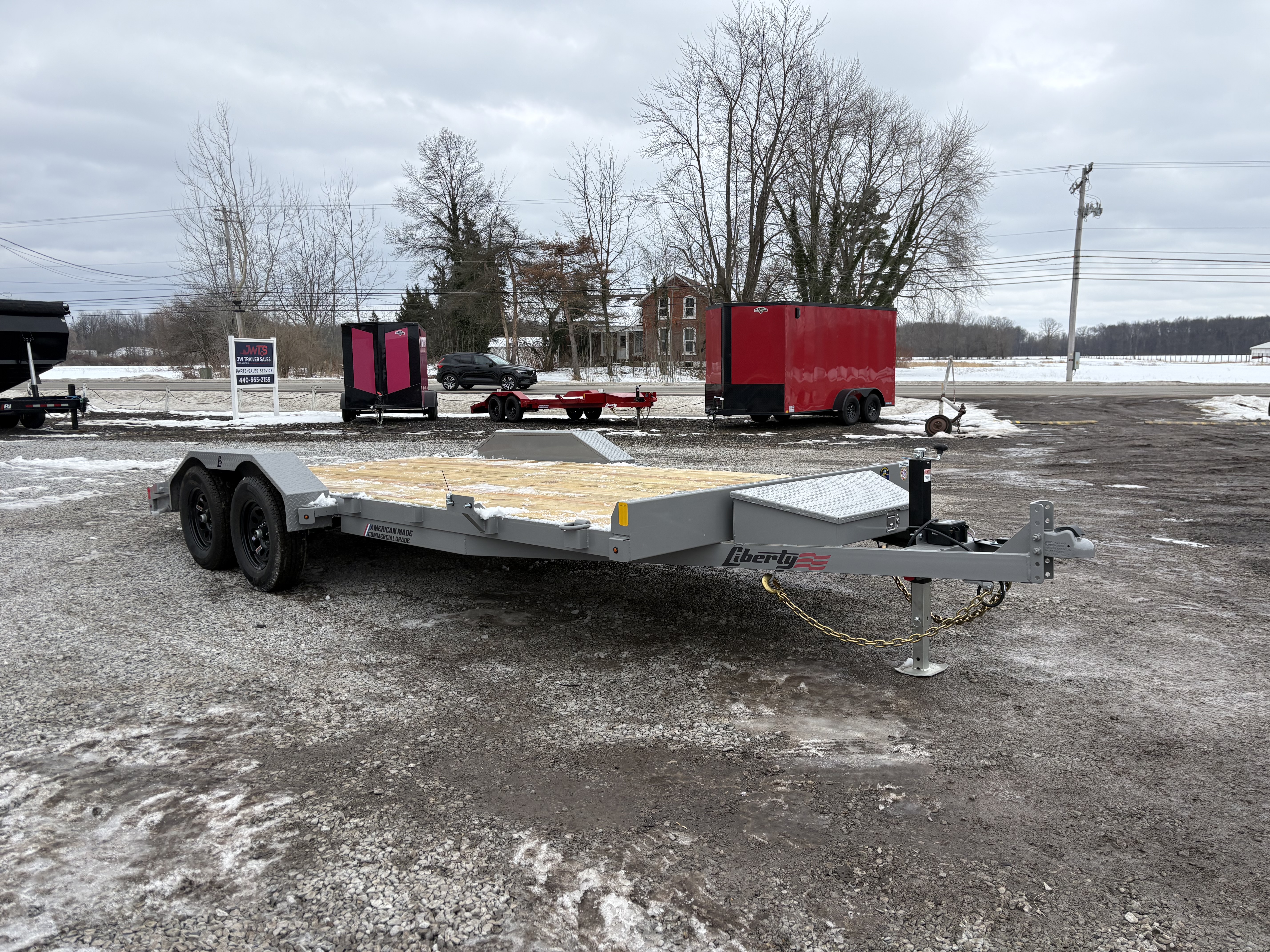 Car Trailers JW Trailer Sales Columbia Station, OH (440) 665 - 2159