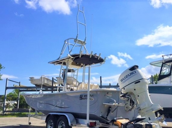 2017 Carolina Skiff 238 DLV with Cobia Tower Marine Warehouse Center