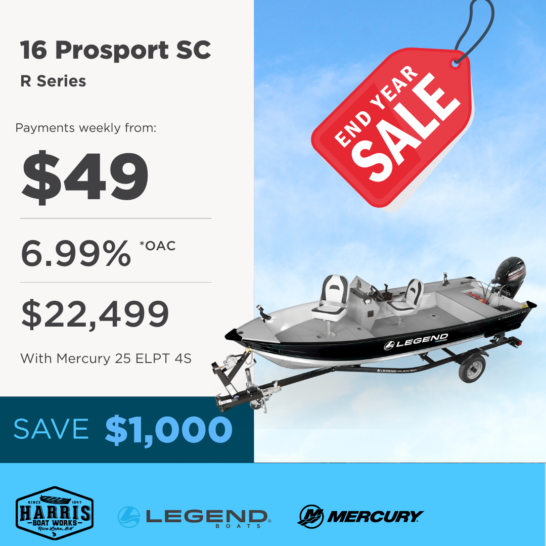 Inventory Harris Boat Works Gores Landing, ON (905) 342-2153