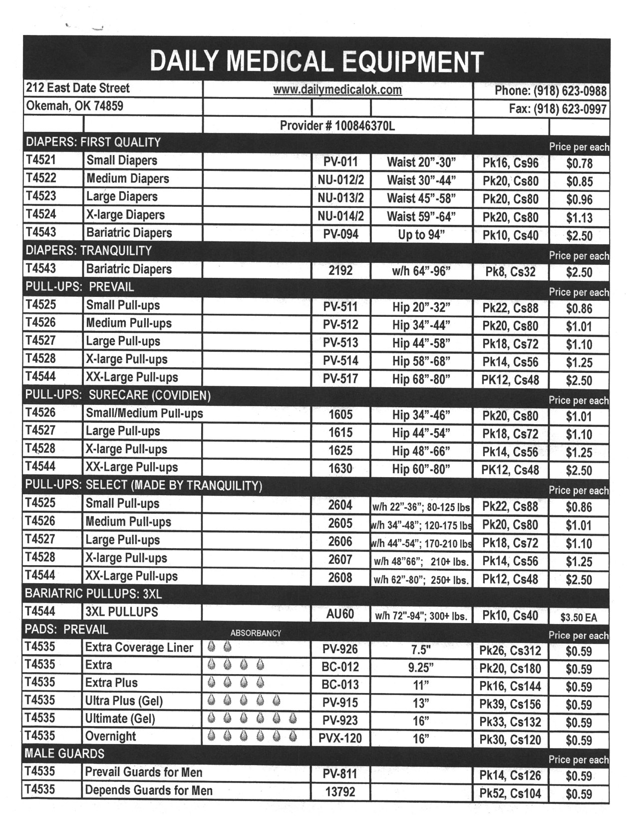 Advantage Program - Daily Medical - Okemah Daily Medical Equipment #1 ...
