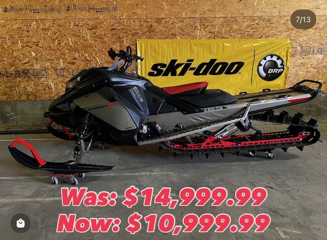 Snowmobile from Ski-Doo Banner Recreation and Marine