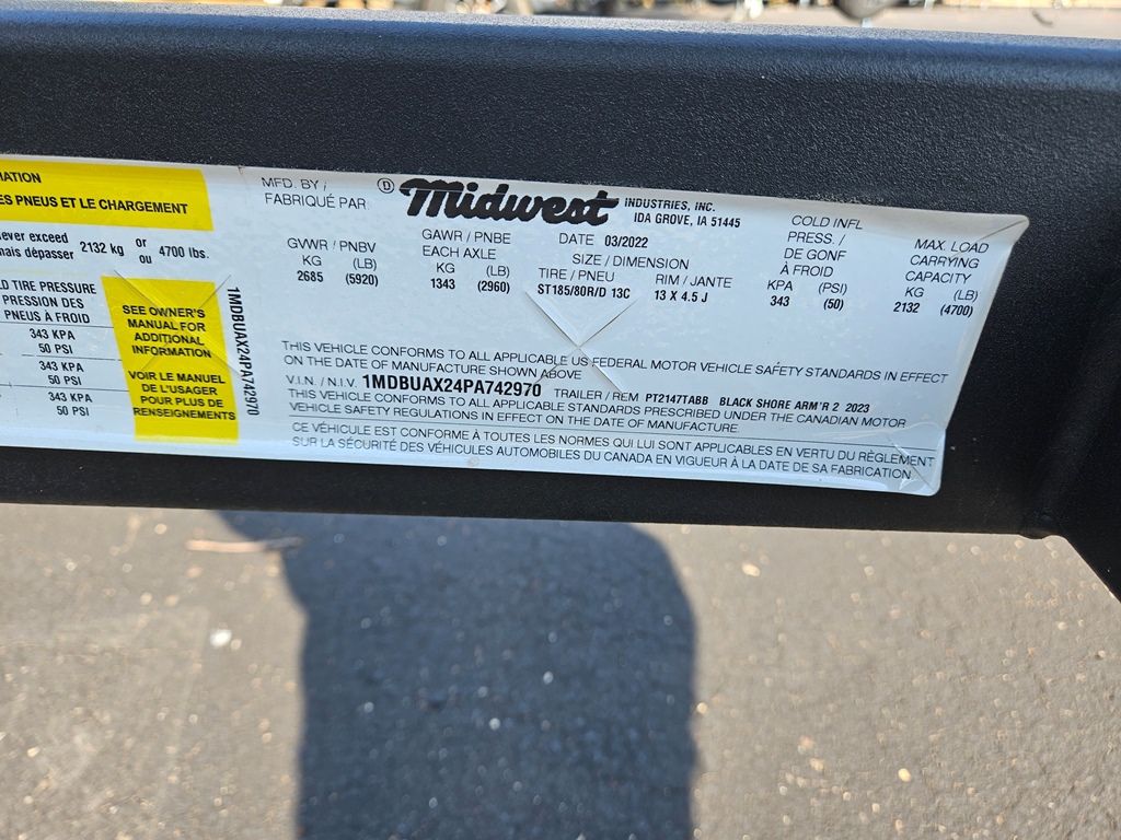 Trailer from Shoreland'r Rapid Marine