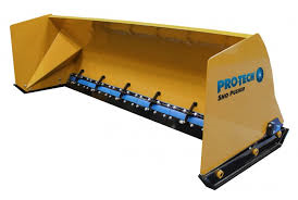 ProTech Snow Pushers 18 Foot Steel edge Sno Pusher for a Loader for ...