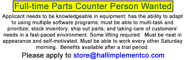 Home Hall Implement Co. Windham, ME (207) 892-6894