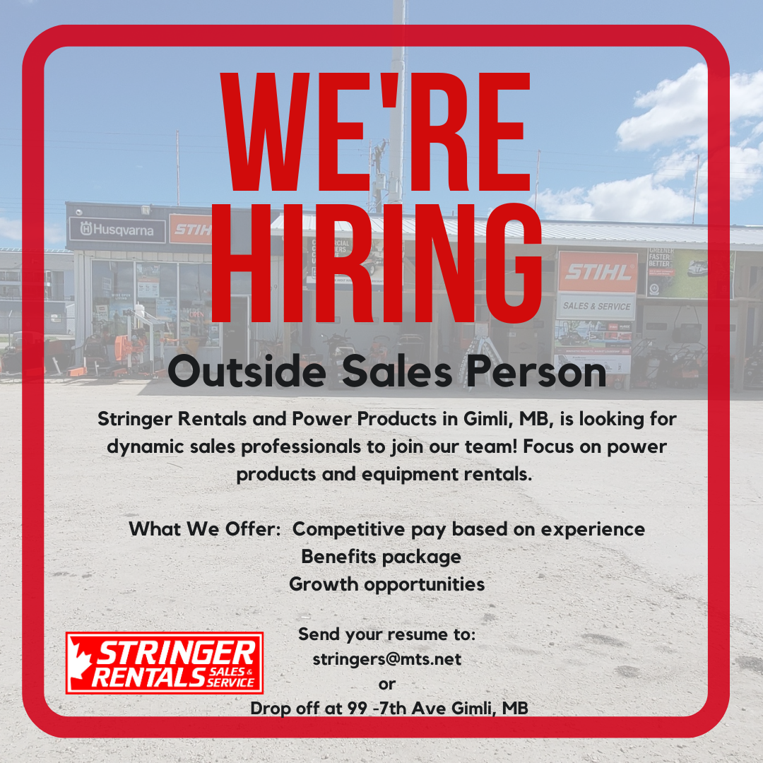 Home Stringer Rentals & Power Products Gimli, MB (204) 642-7490
