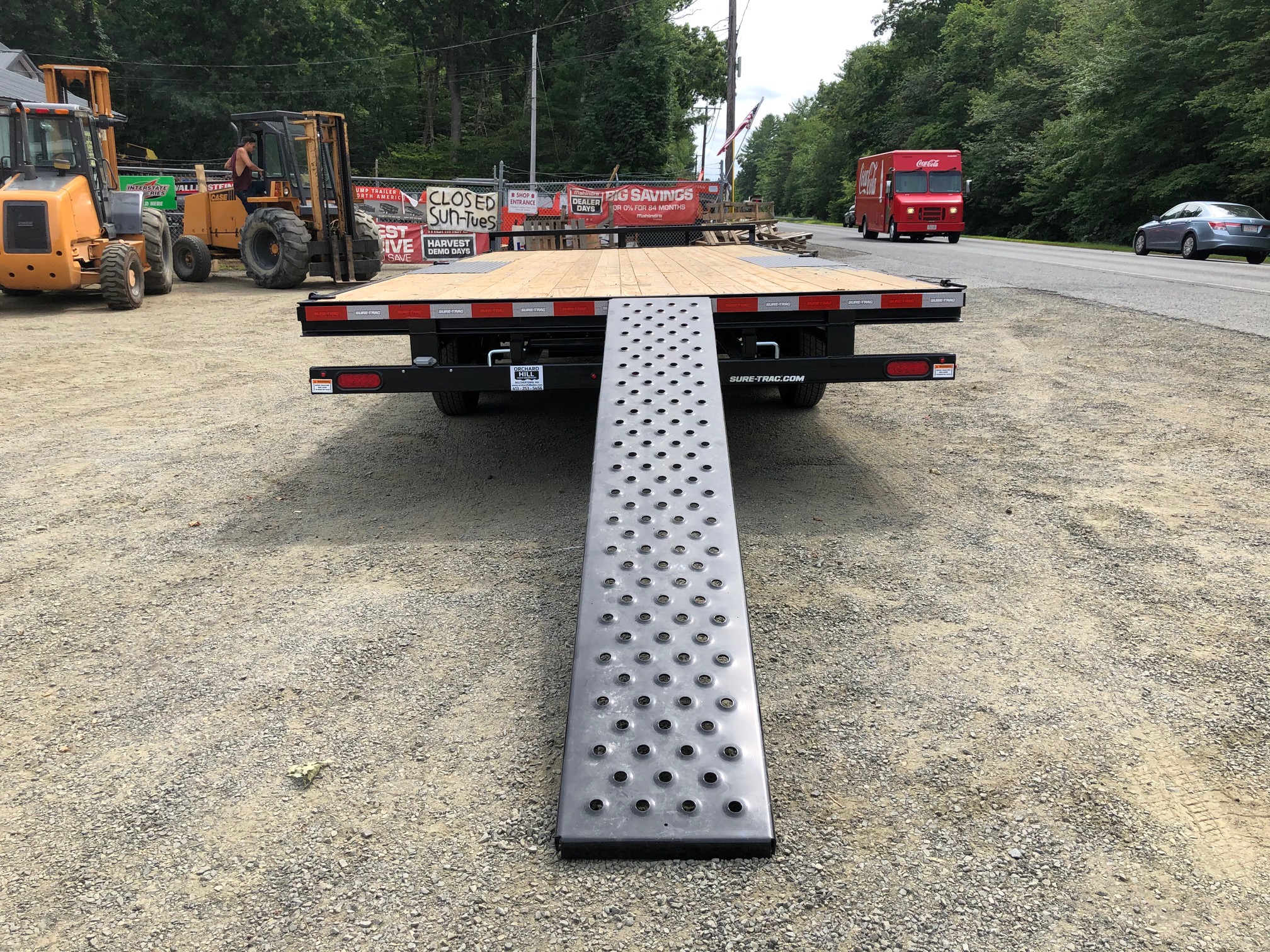 2022 Sure-Trac Deckover 20' Equipment Trailer W/ PULL OUT RAMPS for ...