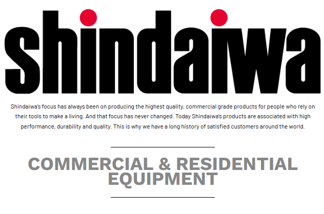 Shindaiwa Tubbs Hardware & Rental Bossier City, LA (318) 746-0311